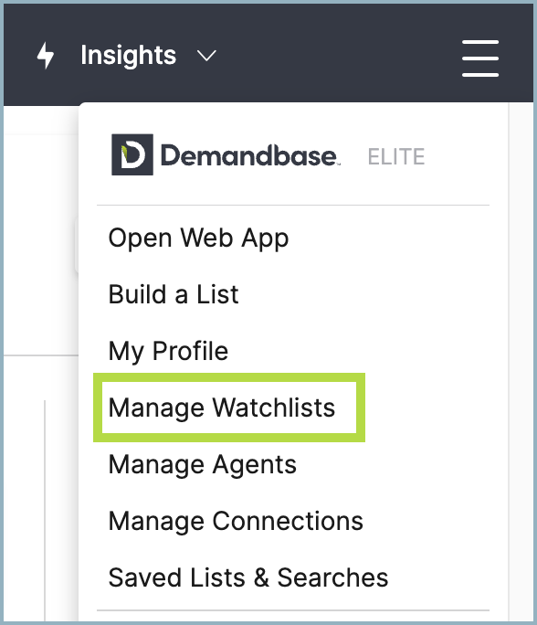 Create and Manage Watchlists – Help Center