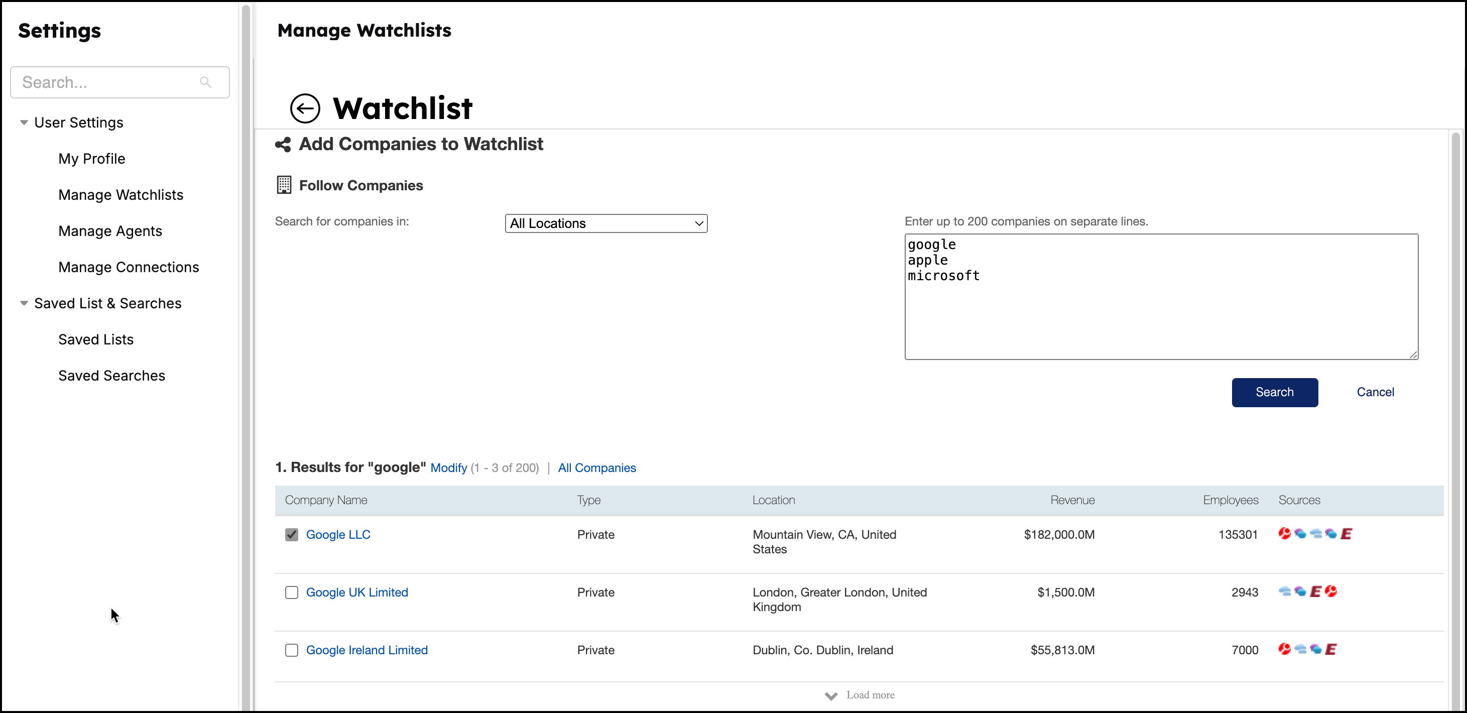 Create and Manage Watchlists – Help Center