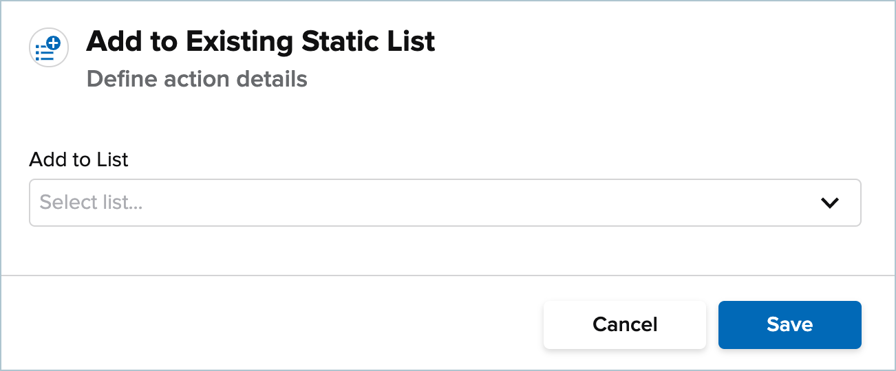 Add Automation Actions to Manage Static Account Lists – Success Center